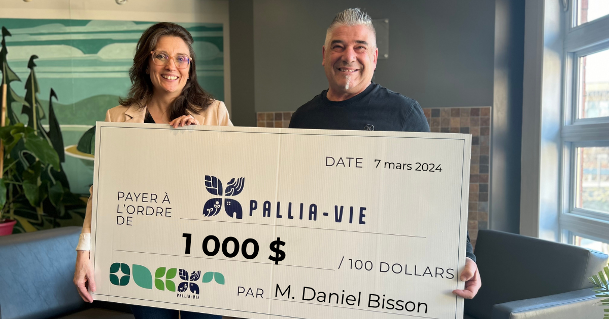 Merci à M. Daniel Bisson - Pallia-Vie