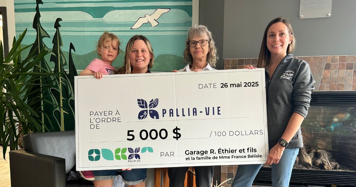 Un don significatif en mémoire de Madame France Bélisle : un hommage rempli d’amour et de ...